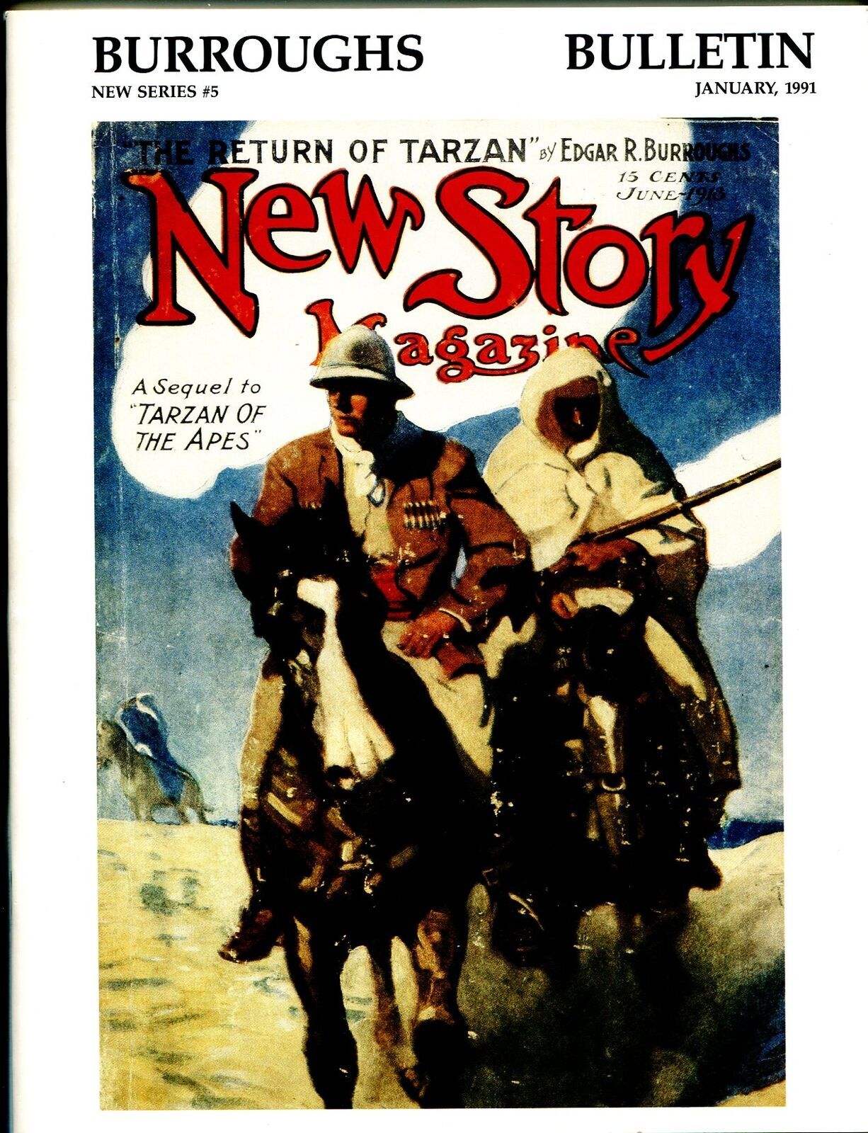 Burroughs Bulletin New Series #5 1991-ERB-Tarzan-N.C. Wyeth-J. Allen St ...