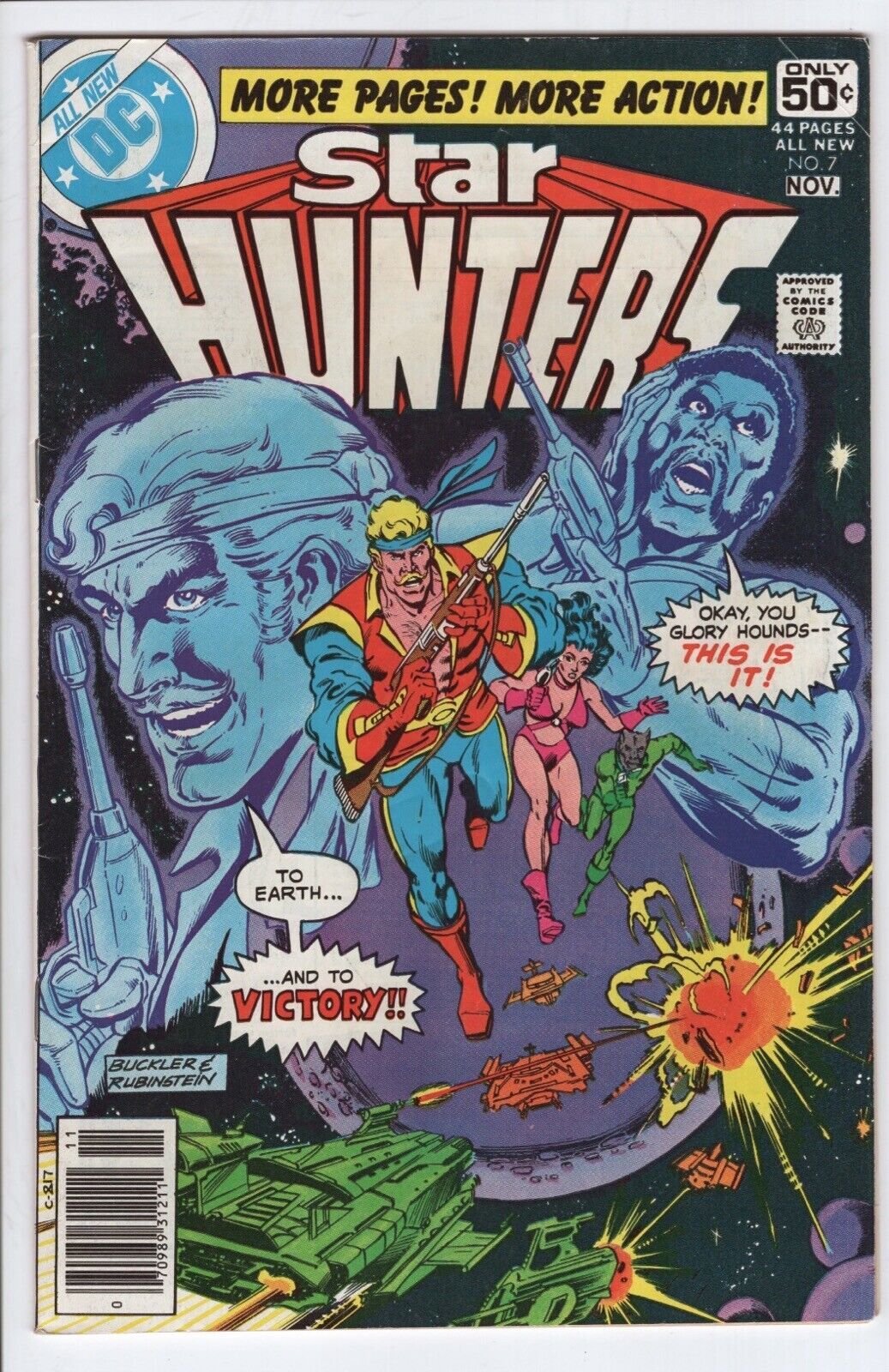 STAR HUNTERS #7 - 3.5 - OW-W - 44 Pages - Last Issue | Comic Books ...