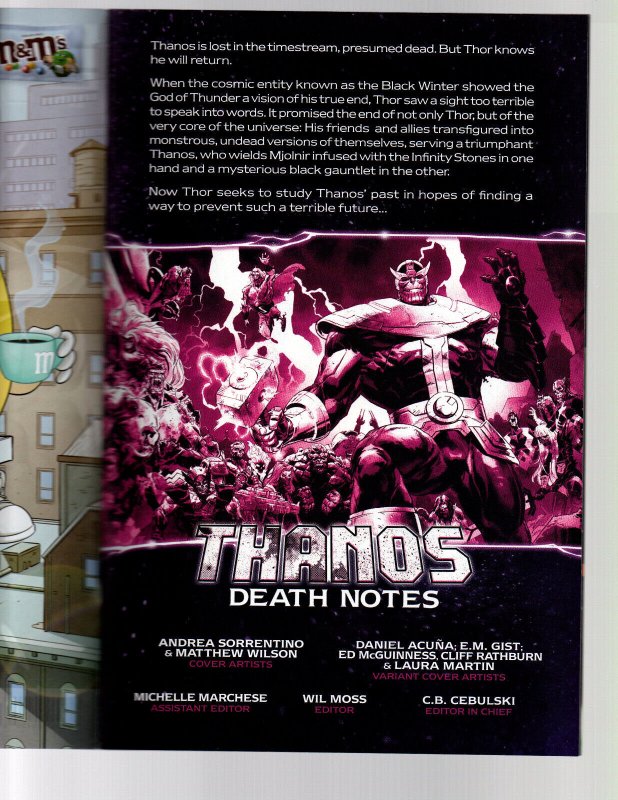Thanos Death Notes #1 1:50 Ed Mcguinness Variant - 2022 - NM | Comic ...