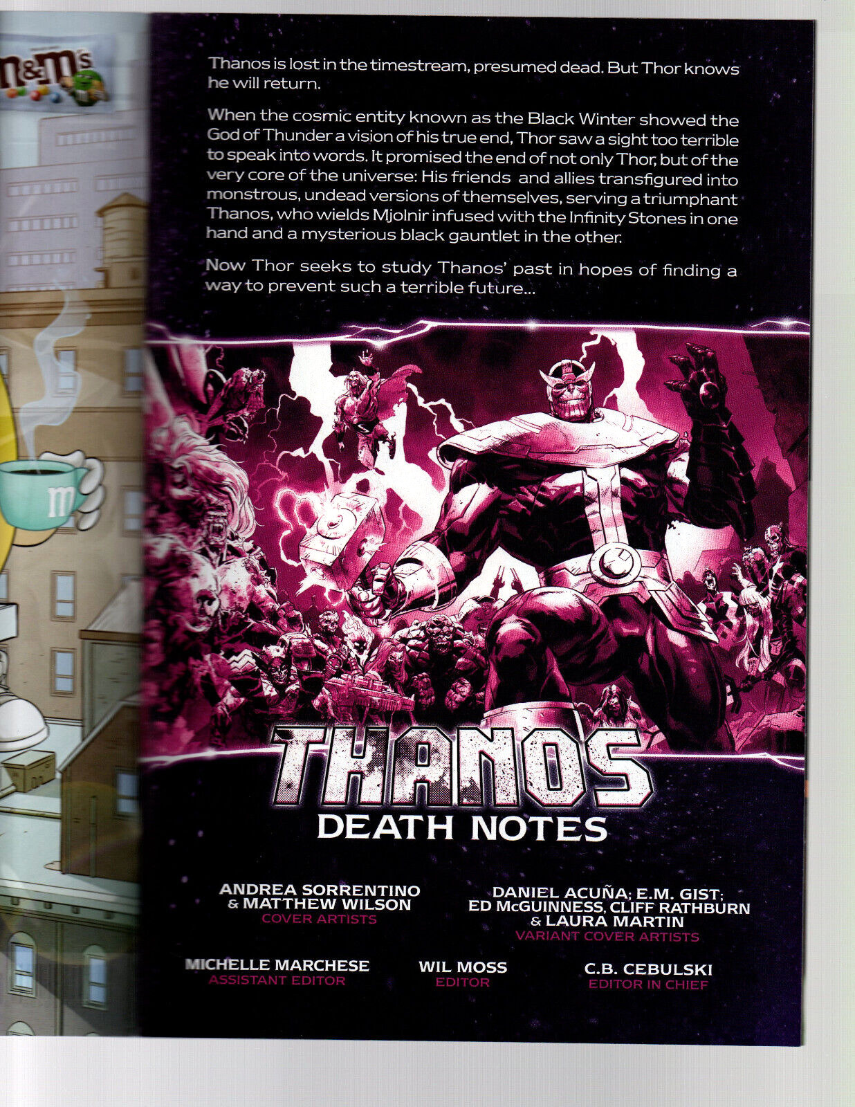 Thanos Death Notes #1 1:50 Ed Mcguinness Variant - 2022 - NM | Comic ...
