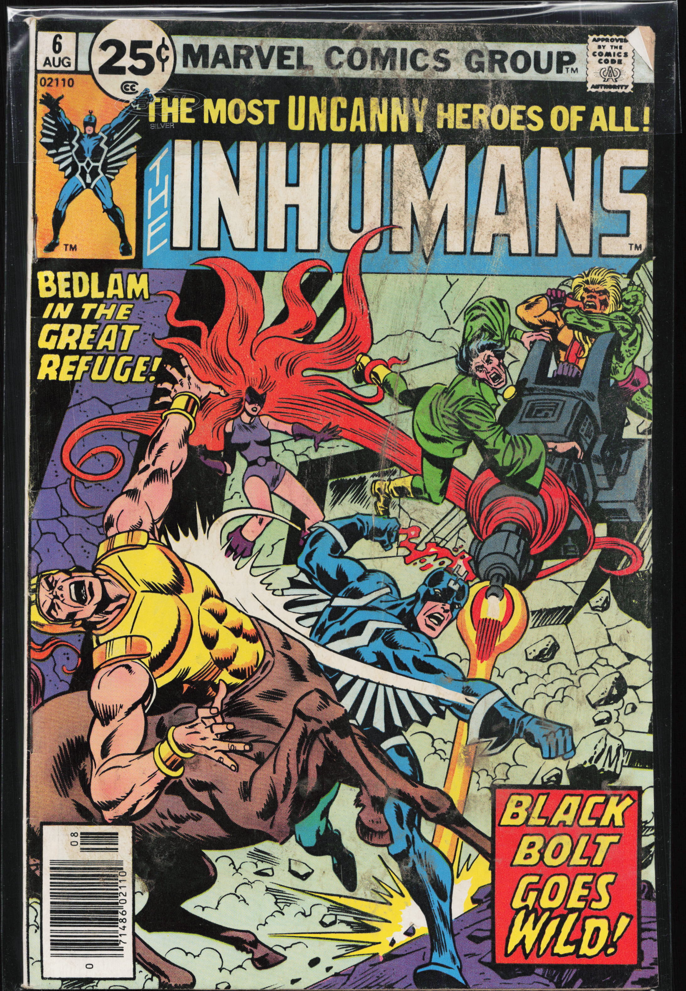 The Inhumans #6 (1976) Inhumans | Comic Books - Bronze Age, Marvel ...