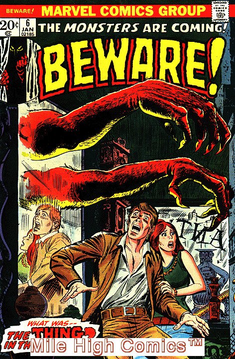 BEWARE (1973 Series) (MARVEL) #6 Good Comics Book | Comic Books ...