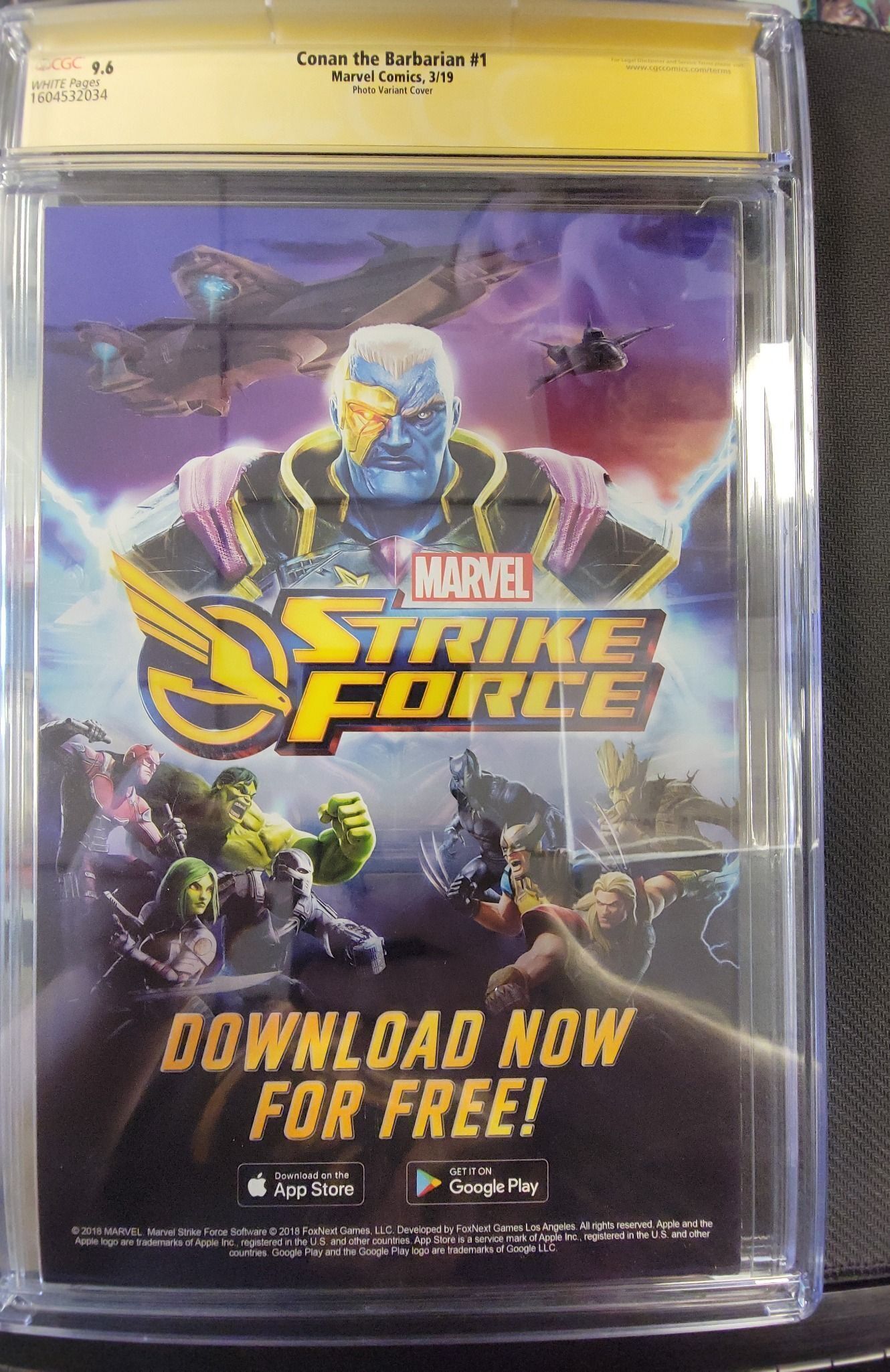 Conan the Barbarian #1 Photo Cover (2019) Signed by Arnold ...