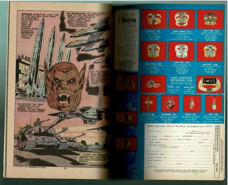 Incredible Hulk 178 Rebirth Adam Warlock Mark Jewelers insert | Comic ...