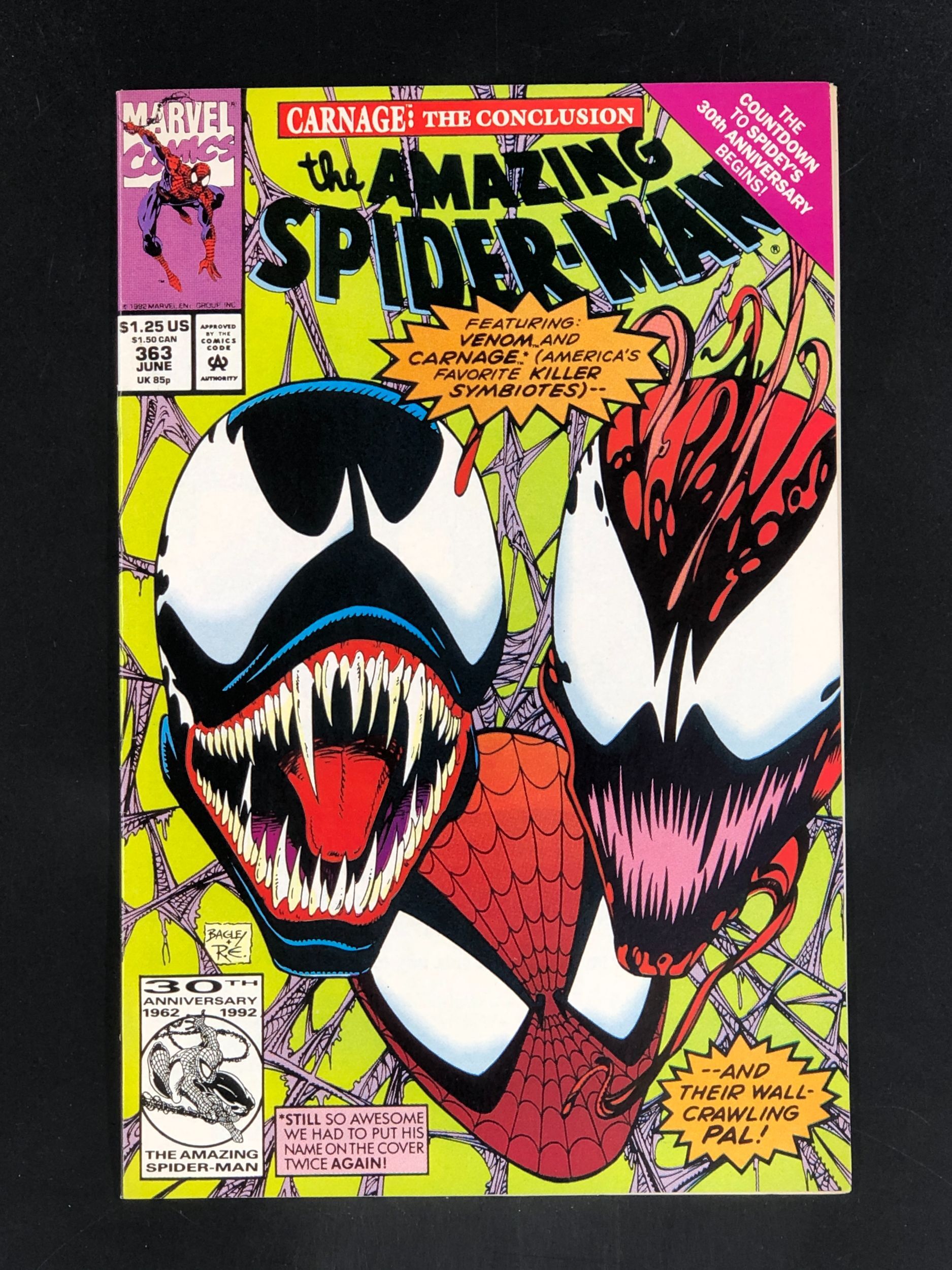 The Amazing Spider-Man #363 (1992) 3rd Appearance of Carnage | Comic ...