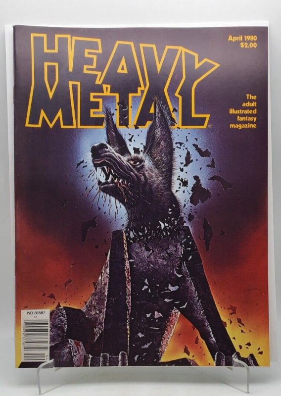 Heavy Metal Magazine Moebius Bilal Caza Bode Corben NM/Mint April 1980 ...