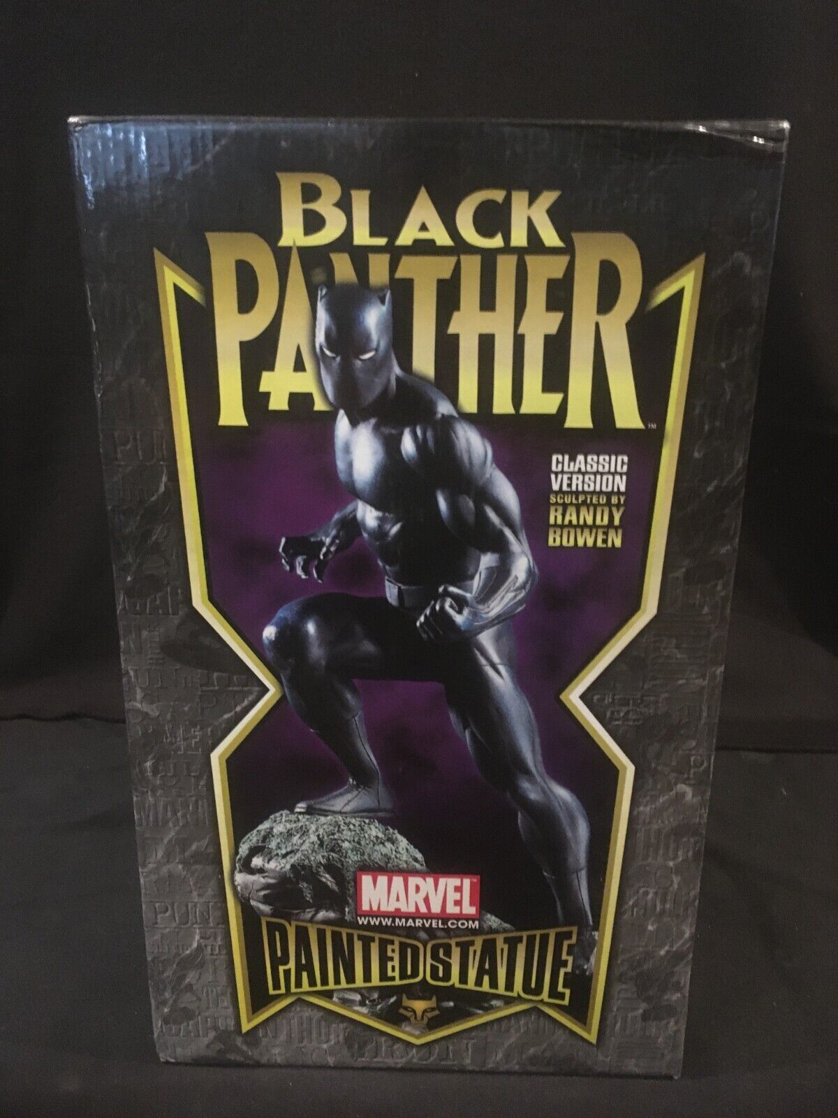 BLACK PANTHER Bowen Designs Marvel Statue, Classic Version, 2005, #1414 ...
