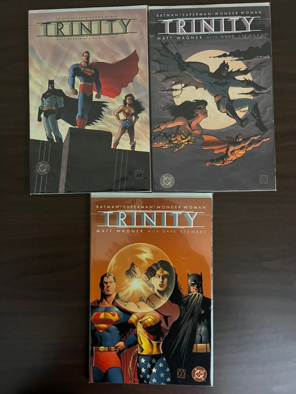 Trinity #1-3 Complete by Matt Wagner Batman Superman Wonder Woman ...