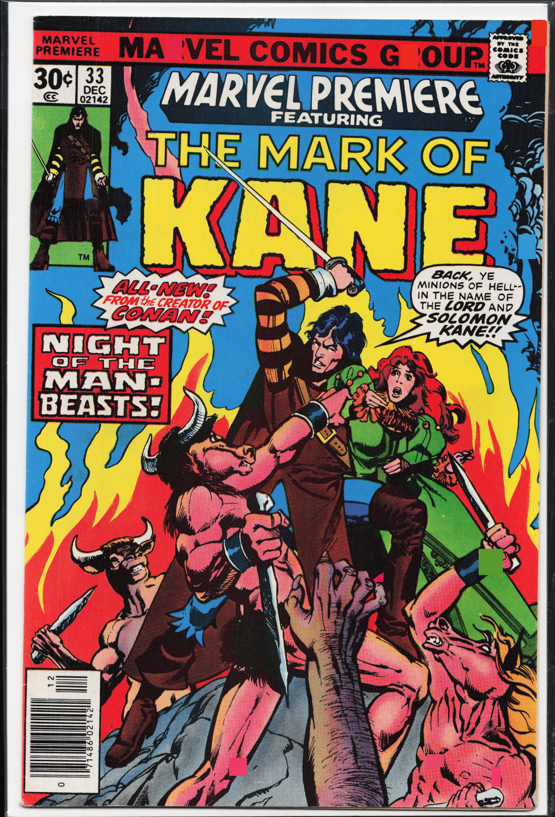 Marvel Premiere #33 (1976) Solomon Kane | Comic Books - Bronze Age ...