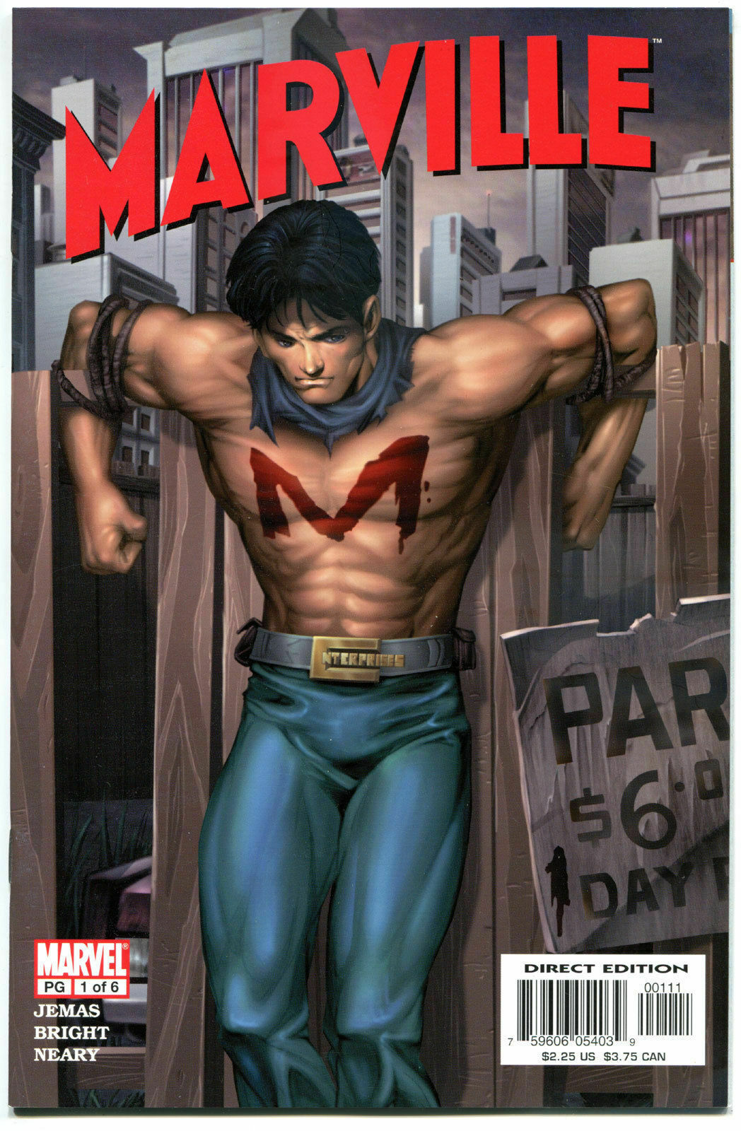 MARVILLE #1, VF+, Smallville cover, Jemas, 2002, more Marvel in store ...