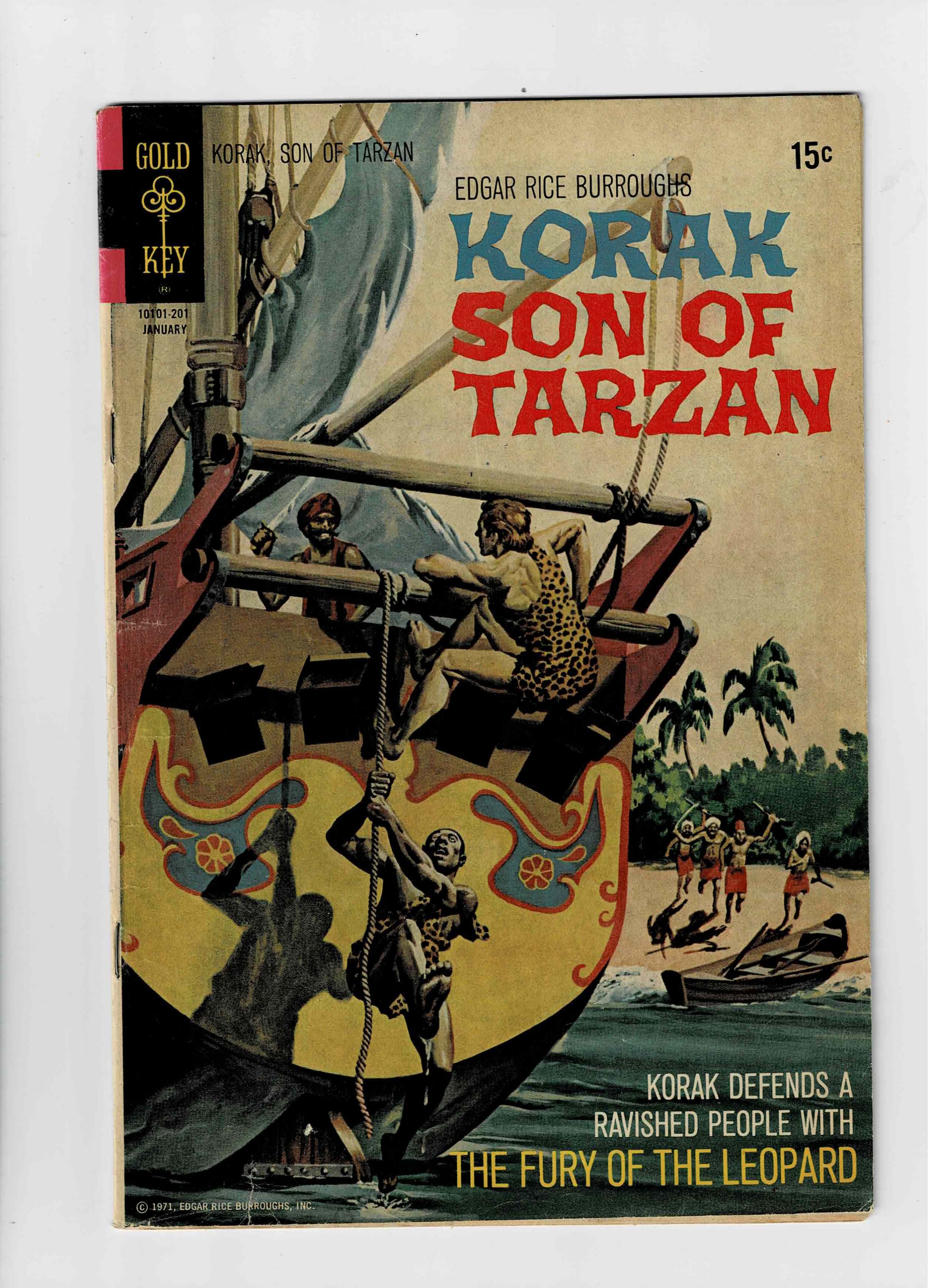 Korak, Son of Tarzan #45 (1972) Another Fat Mouse's Slice o' Cheese ...