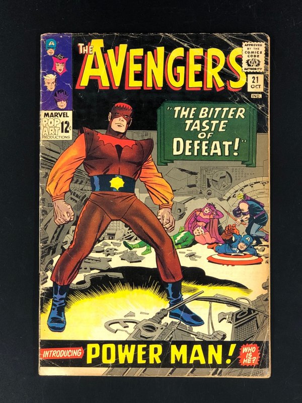 The Avengers #21 (1965) GD/VG 1st Power Man Appearance | Comic Books ...