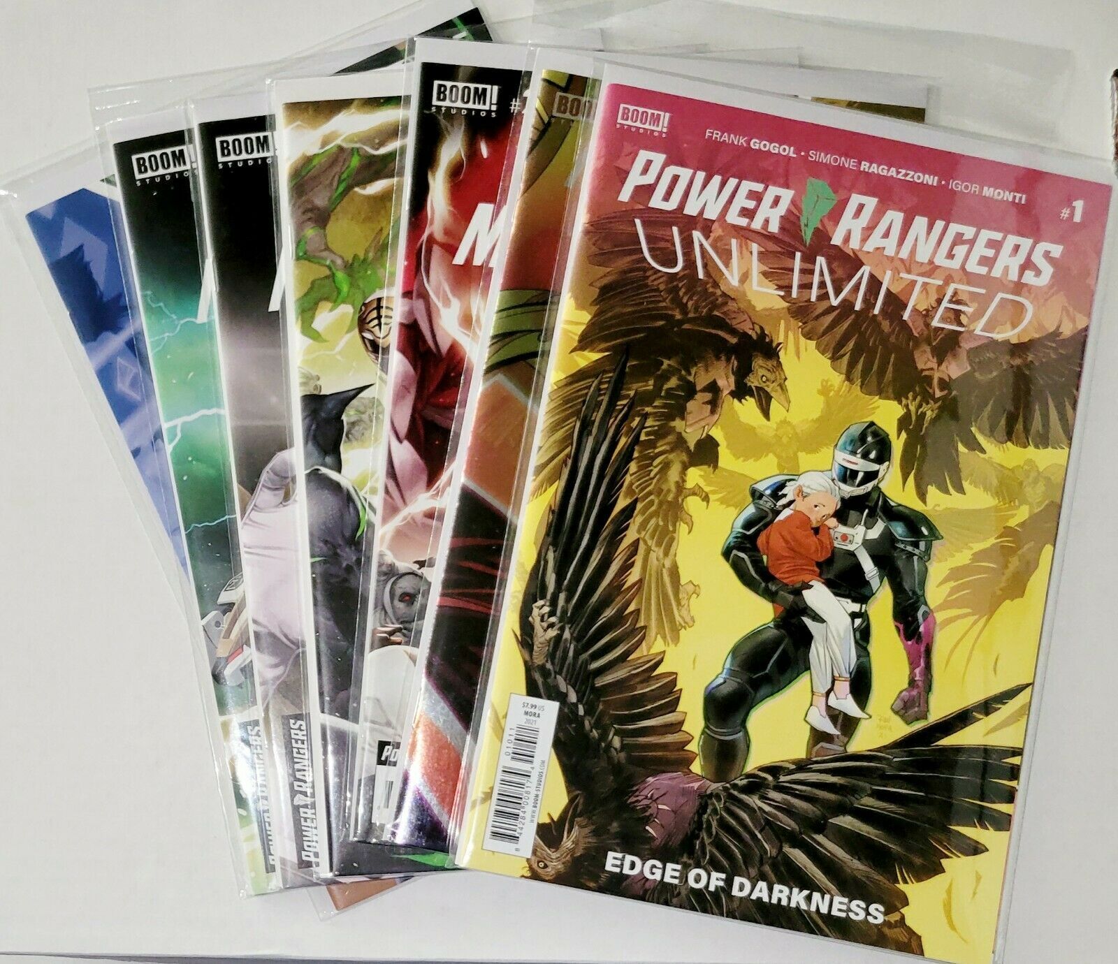 Mighty Morphin Power Rangers (Boom! Studios Comics 2020) Custom 7-book ...