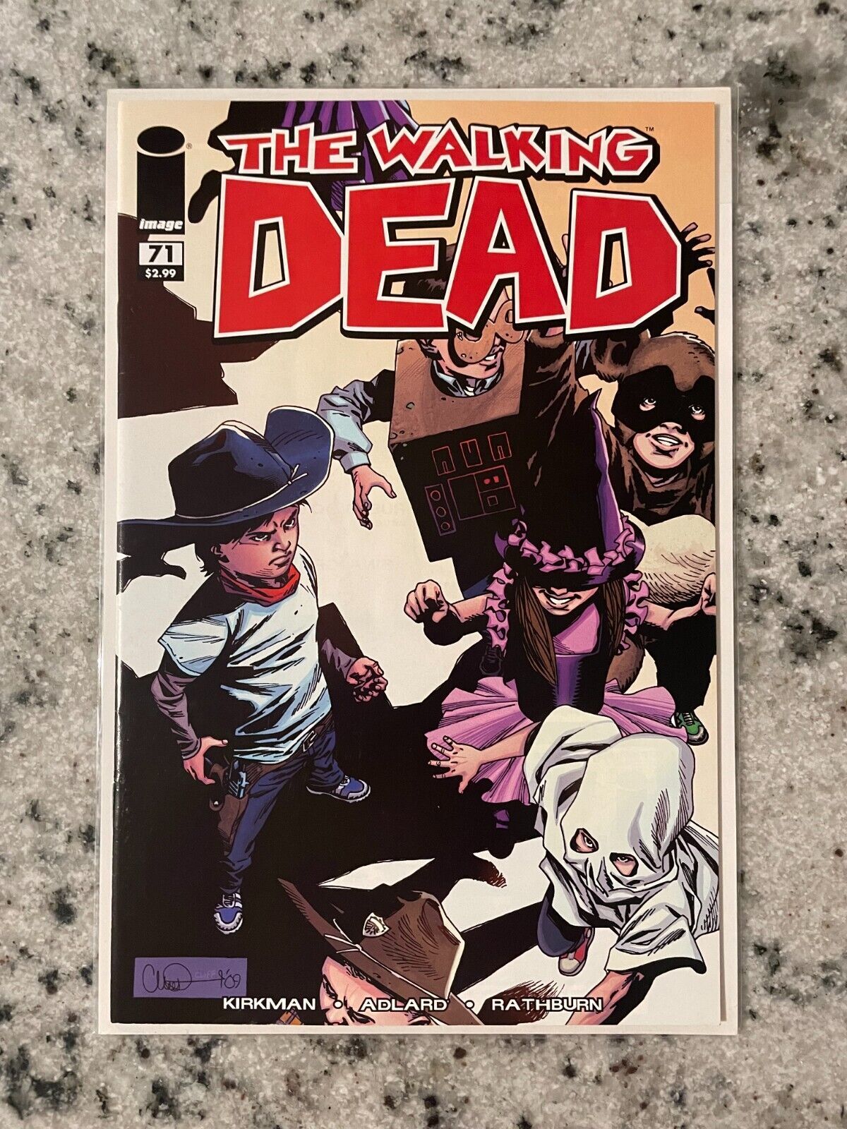 Walking Dead Rick Comic Art