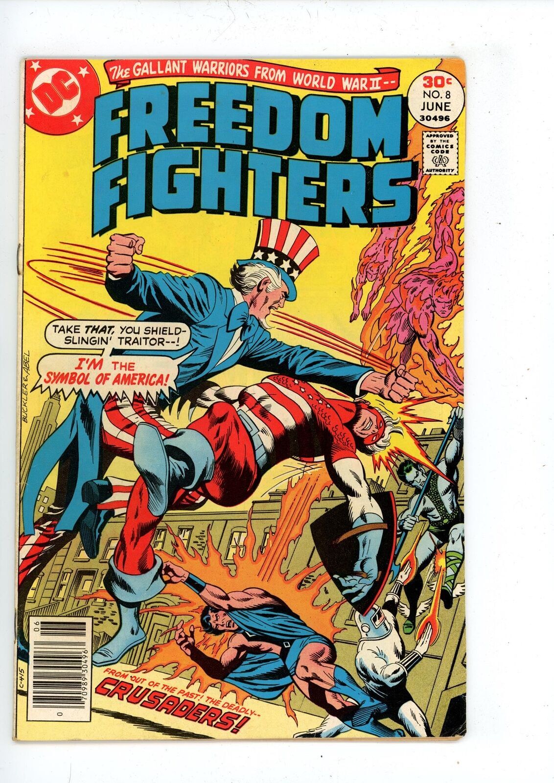 Freedom Fighters #8 (1977) DC Comics | Comic Books - Bronze Age, DC ...