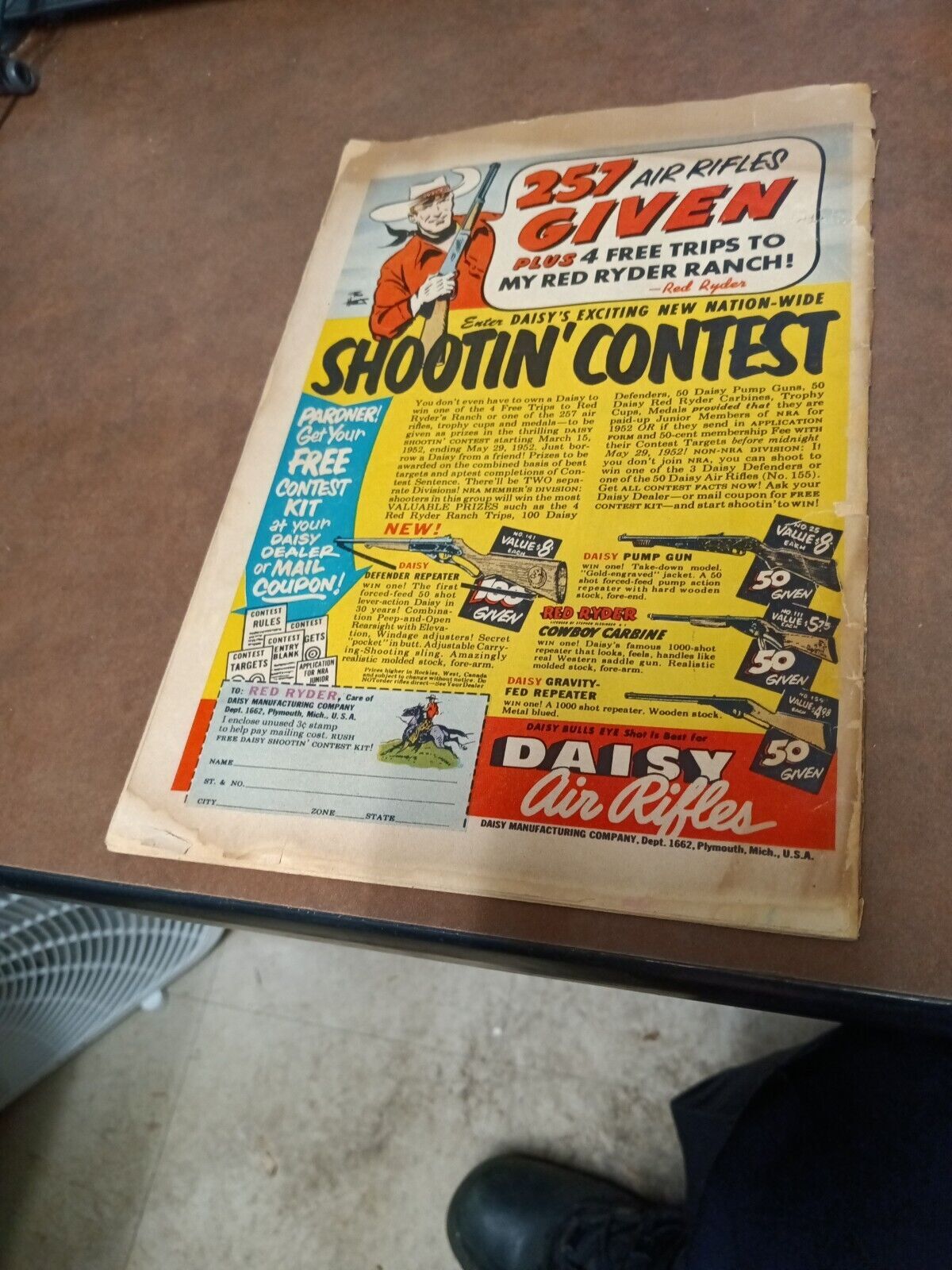 Real Screen #51 dc comics 1952 golden age fox and the crow funny animal ...