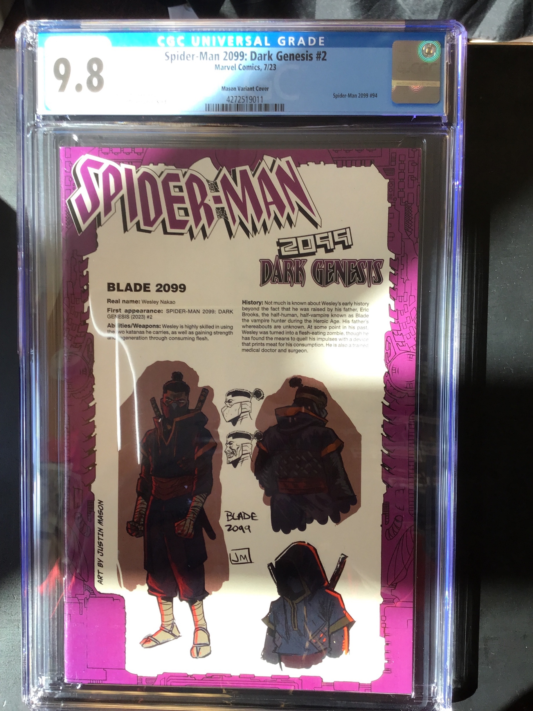 Spider-Man 2099: Dark Genesis #2 Mason Cover (2023) | Comic Books ...