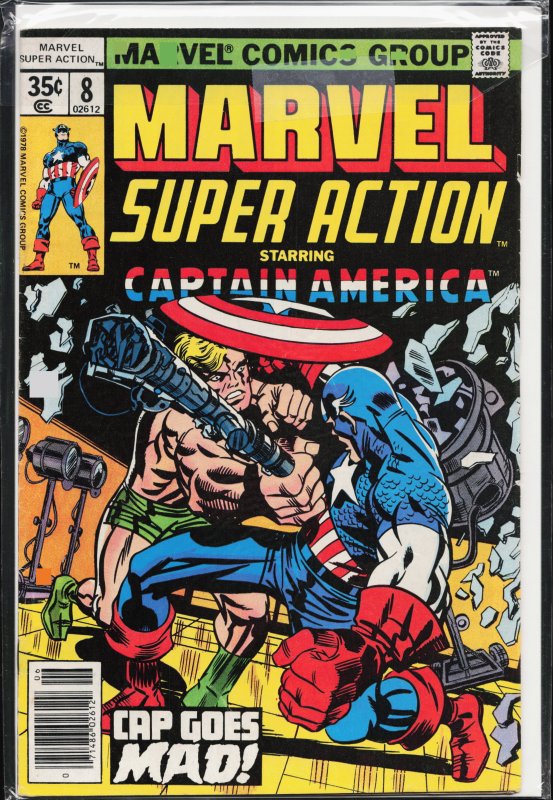Marvel Super Action #8 (1978) Captain America | Comic Books - Bronze ...
