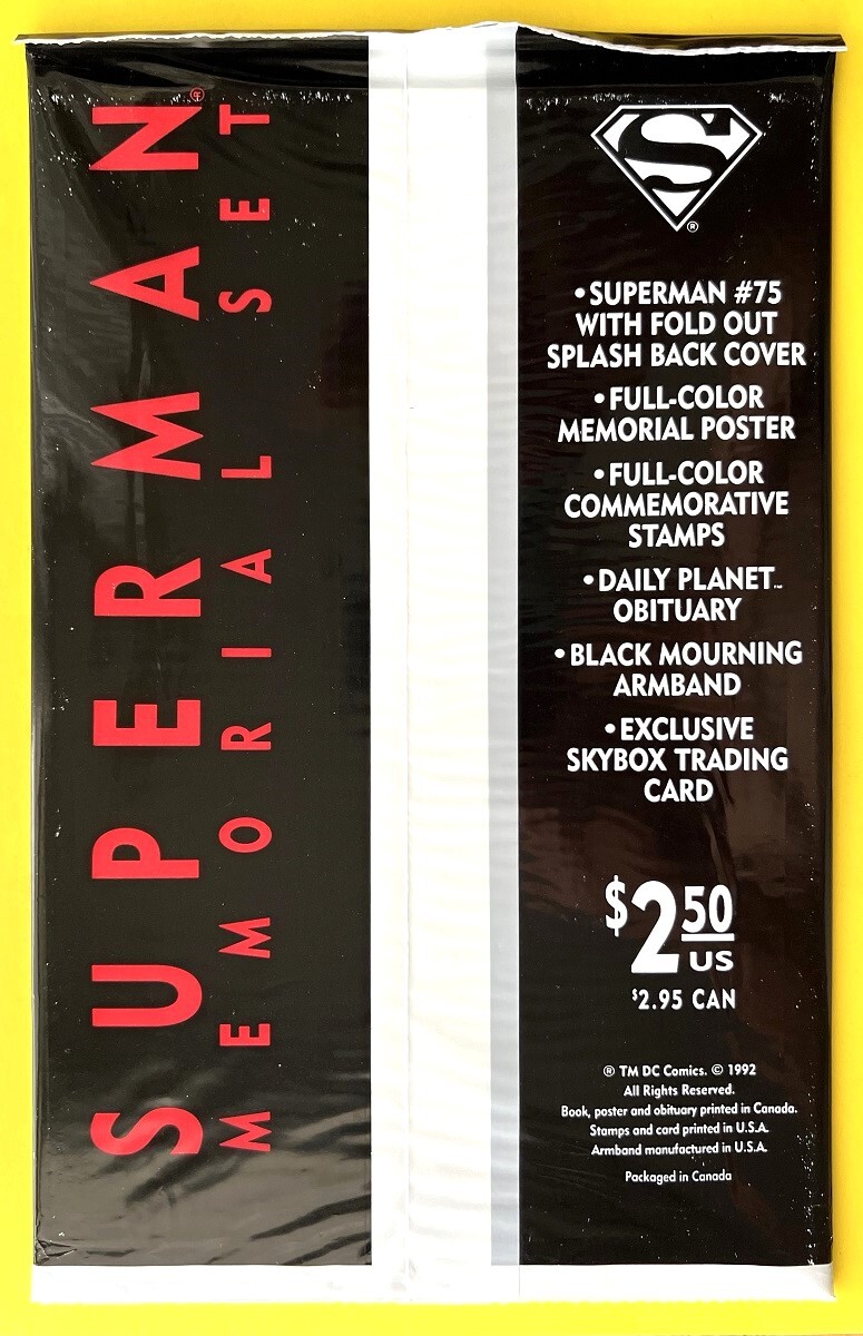 Superman 75 Death of Superman Black Bagged Edition (1993) B5 | Comic ...