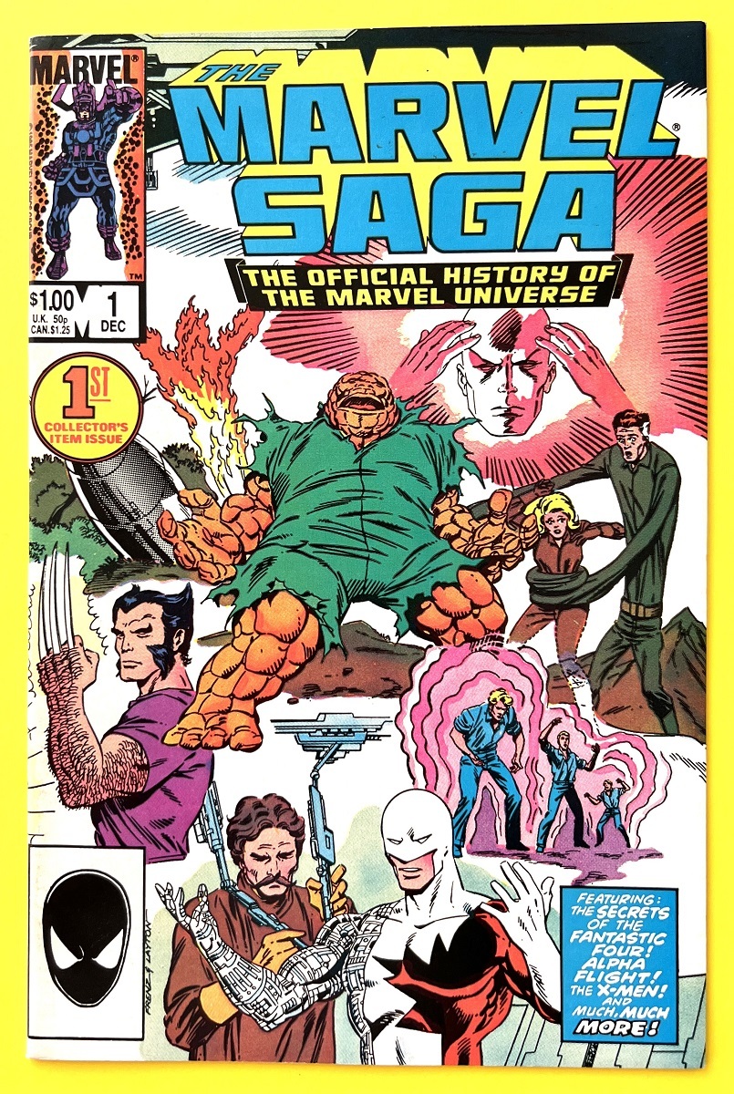Marvel Saga 1 Wrap-Around Cover (1985) | Comic Books - Copper Age ...