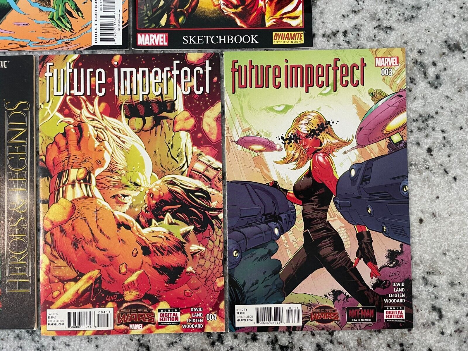 5 Marvel Comics Future Imperfect 3 4 Heroes Legends 1 Avengers Invaders ...