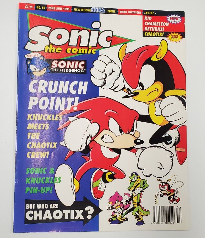 Sonic the Comic #54 FN; Fleetway Quality | 1st appearance of Predicto ...