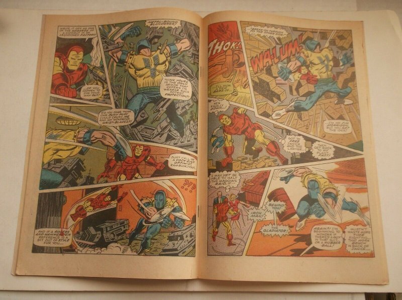 Marvel: the Invincible Iron MAN #8, Metal Head VS Gladiator, 1968, VF ...