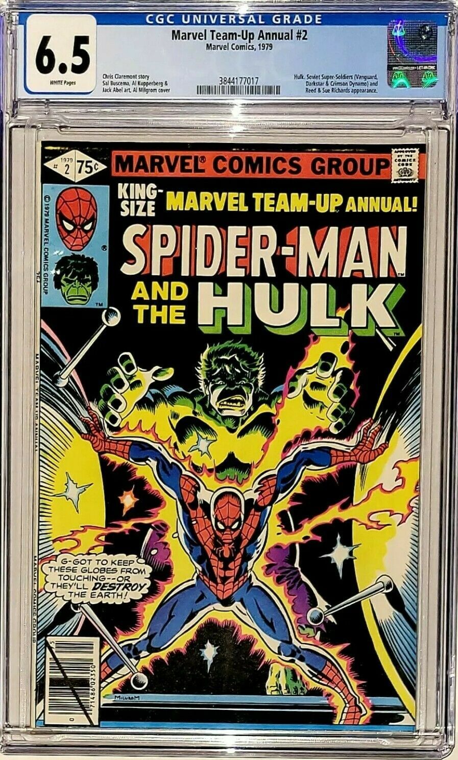 Marvel Team-Up Annual #2 (Marvel 1979) CGC 6.5 Spider-Man, Hulk, Super ...