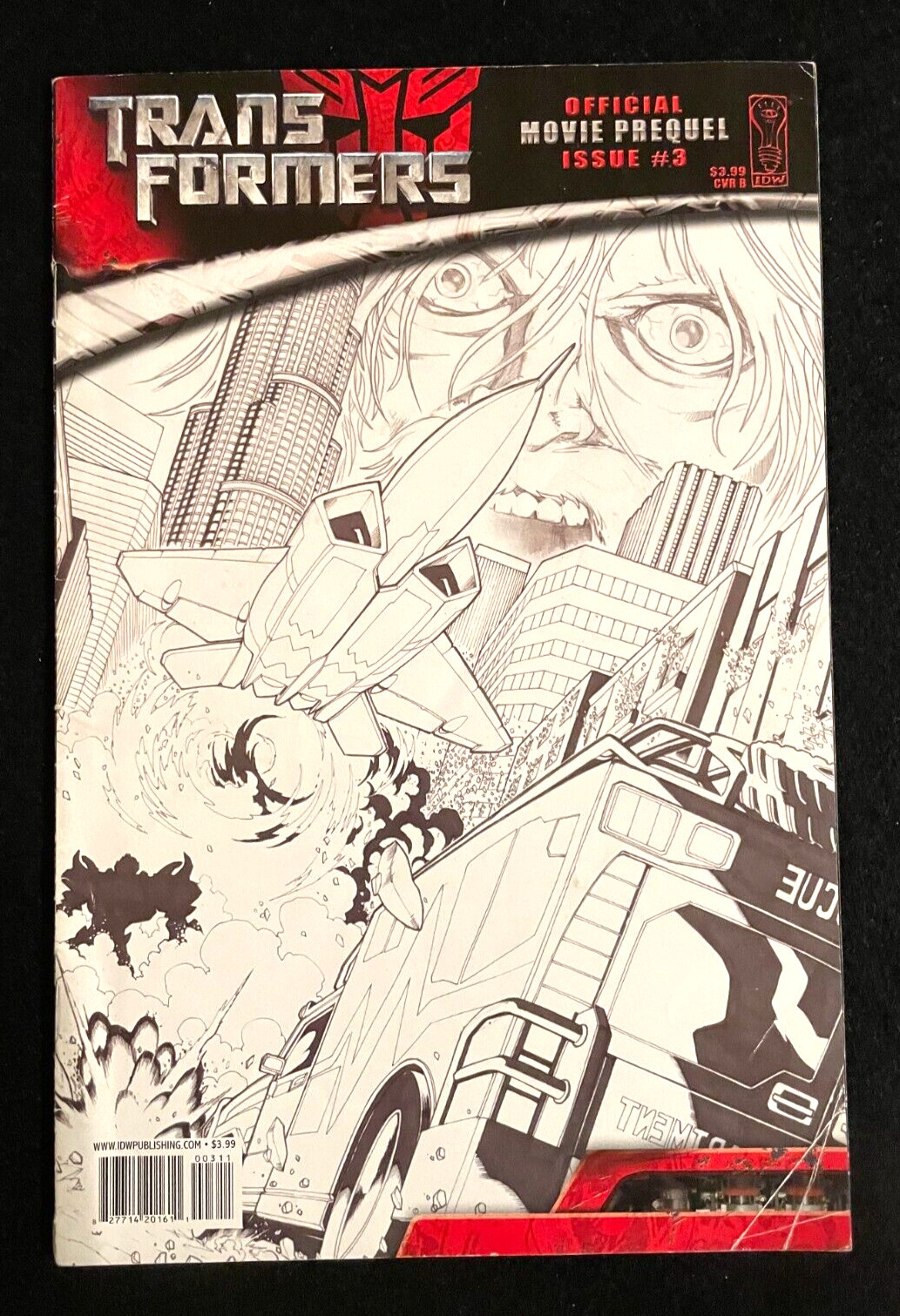 Transformers: Movie Prequel #3 2007 - Cover B Sketch Variant | Comic ...