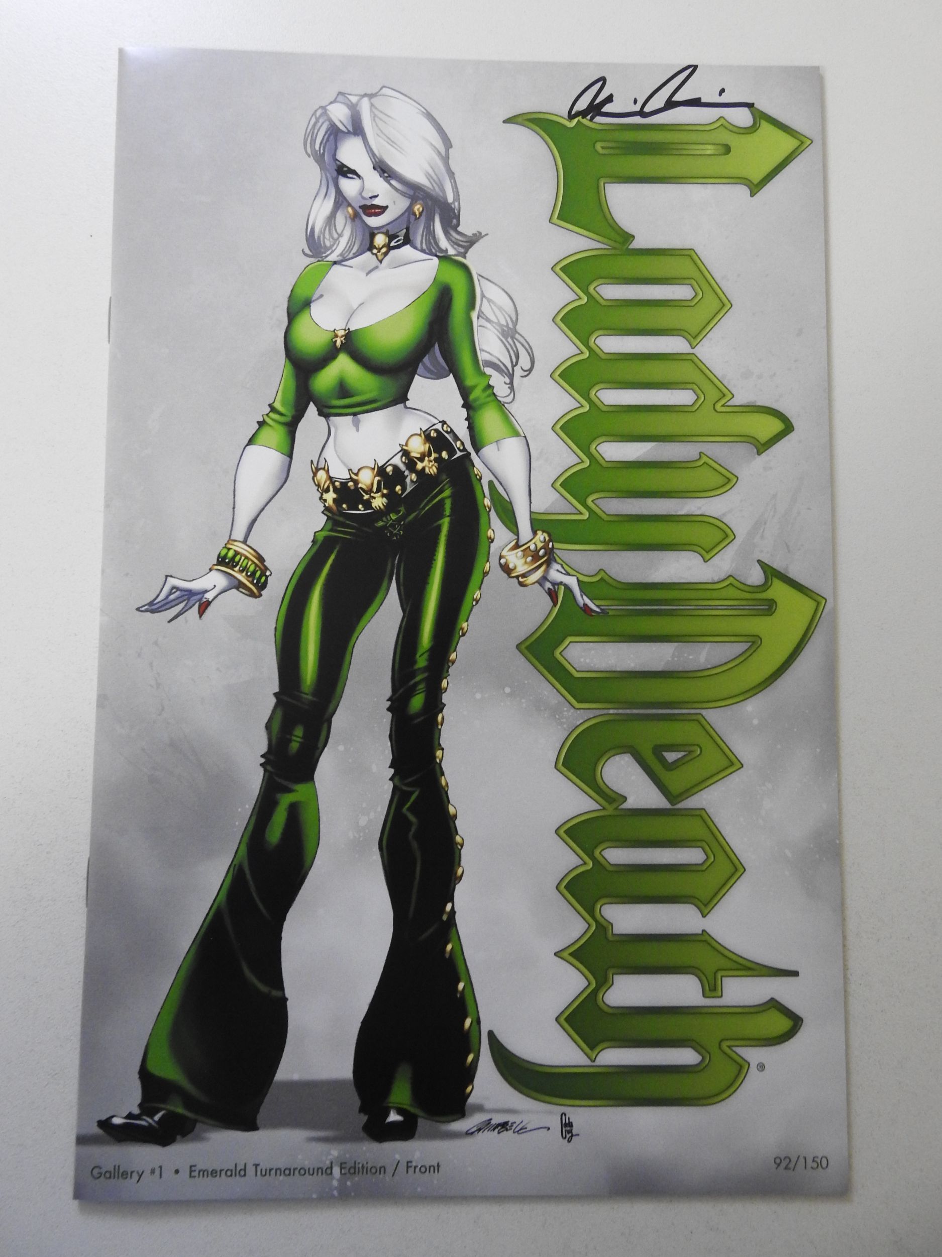 Lady Death Gallery #1 Emerald Turnaround Edition /Front NM- Cond ...