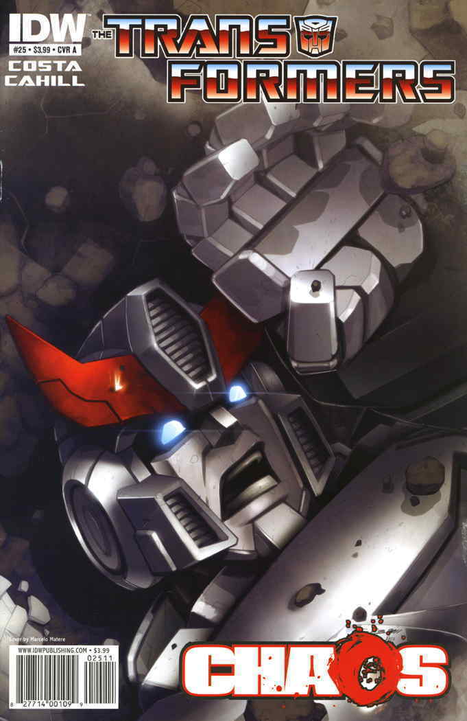 Transformers (IDW, 2nd Series), The #25A FN; IDW | Chaos - we combine ...