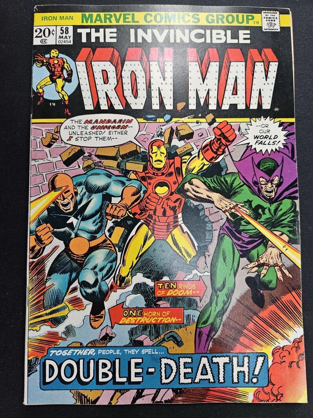 Invincible Iron Man #58 Vf 8.0 1973 Marvel Comics c178 | Comic Books ...