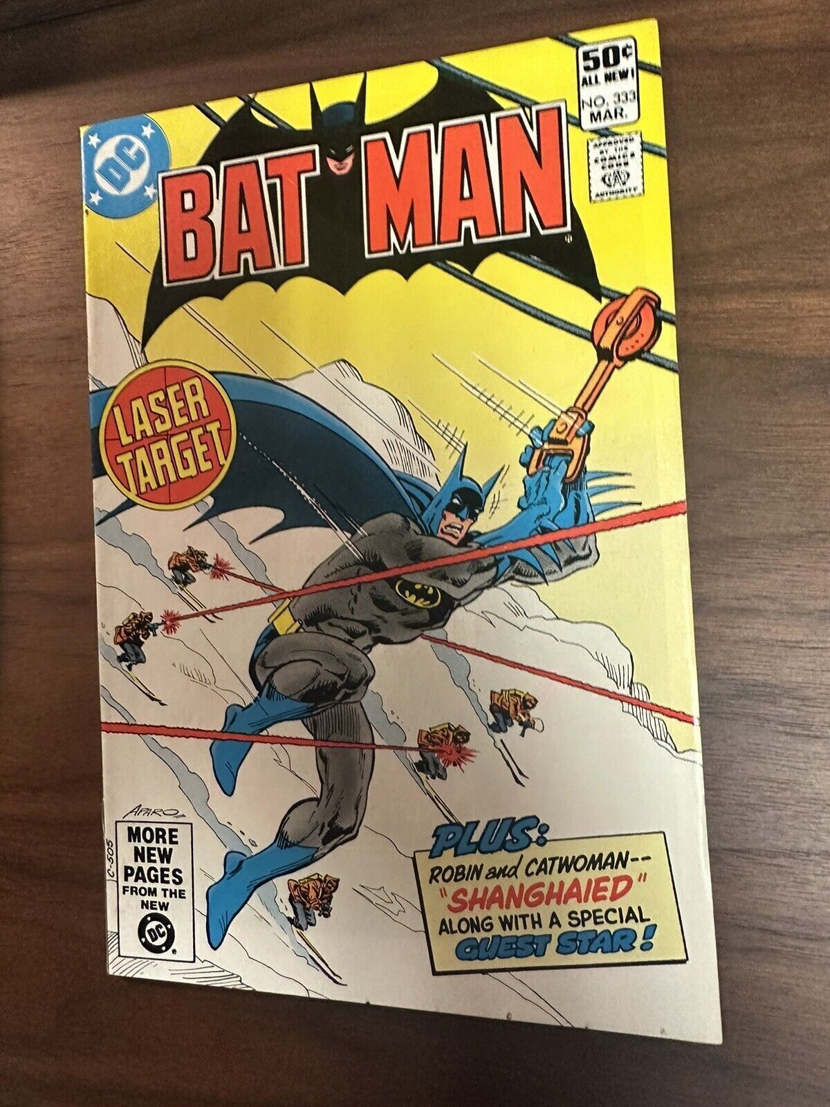 Batman #333 FN/VF Batman and Talia face laser armed assassins!Aparo Cvr ...