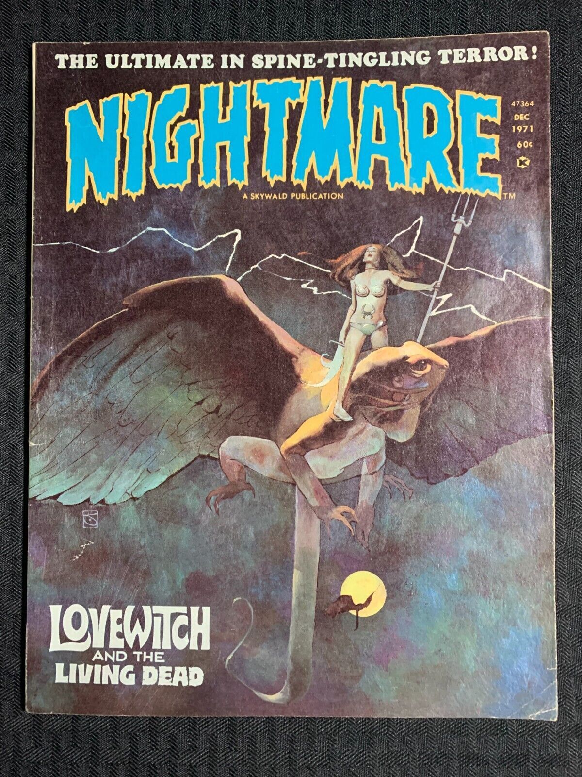 1971 NIGHTMARE Skywald Magazine #6 VG+ 4.5 Lovewitch & The Living Dead ...