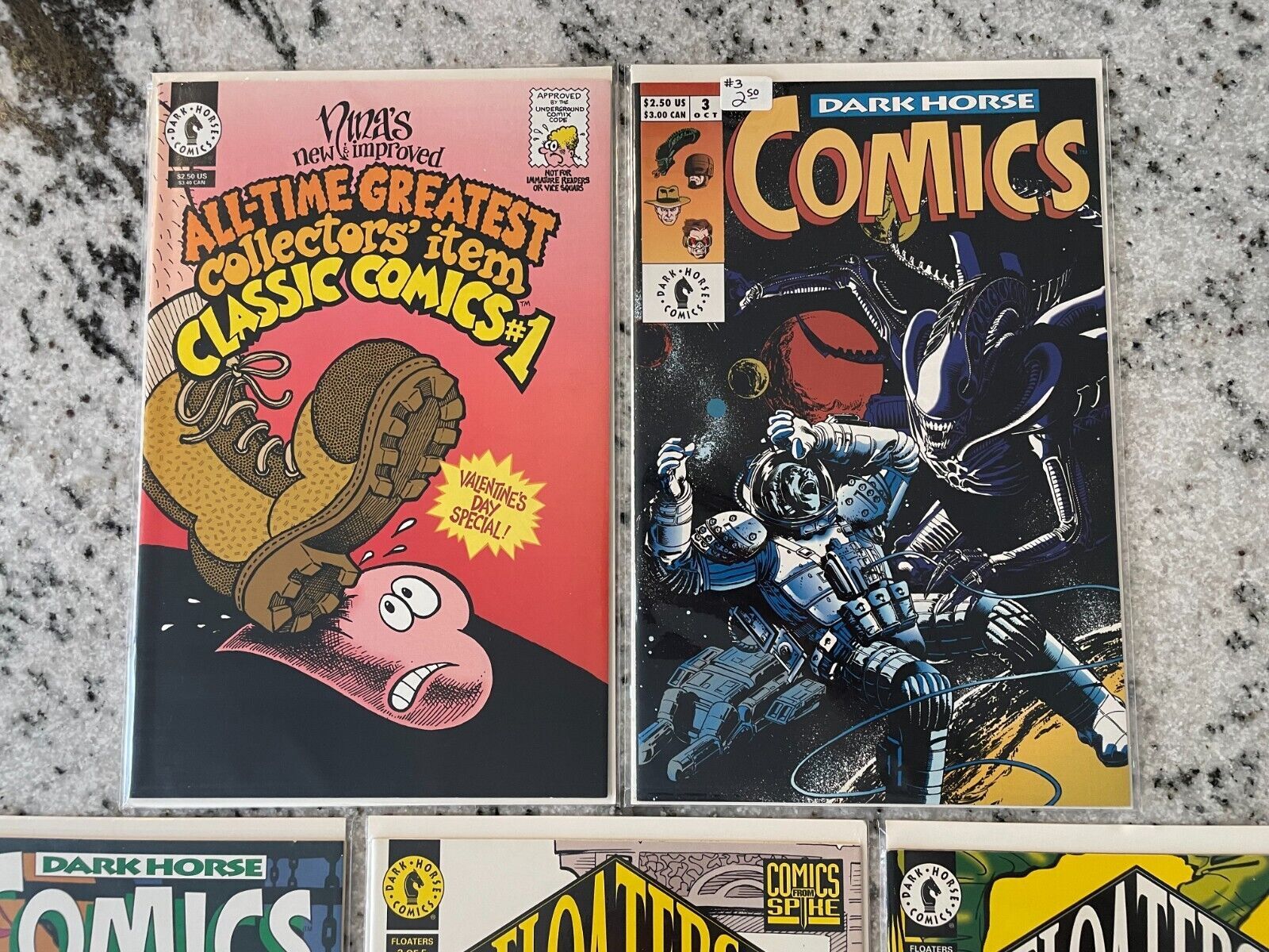 5 Comics Floaters # 1 2 + Dark Horse Comics # 2 3 + Nina's ItemClassic ...