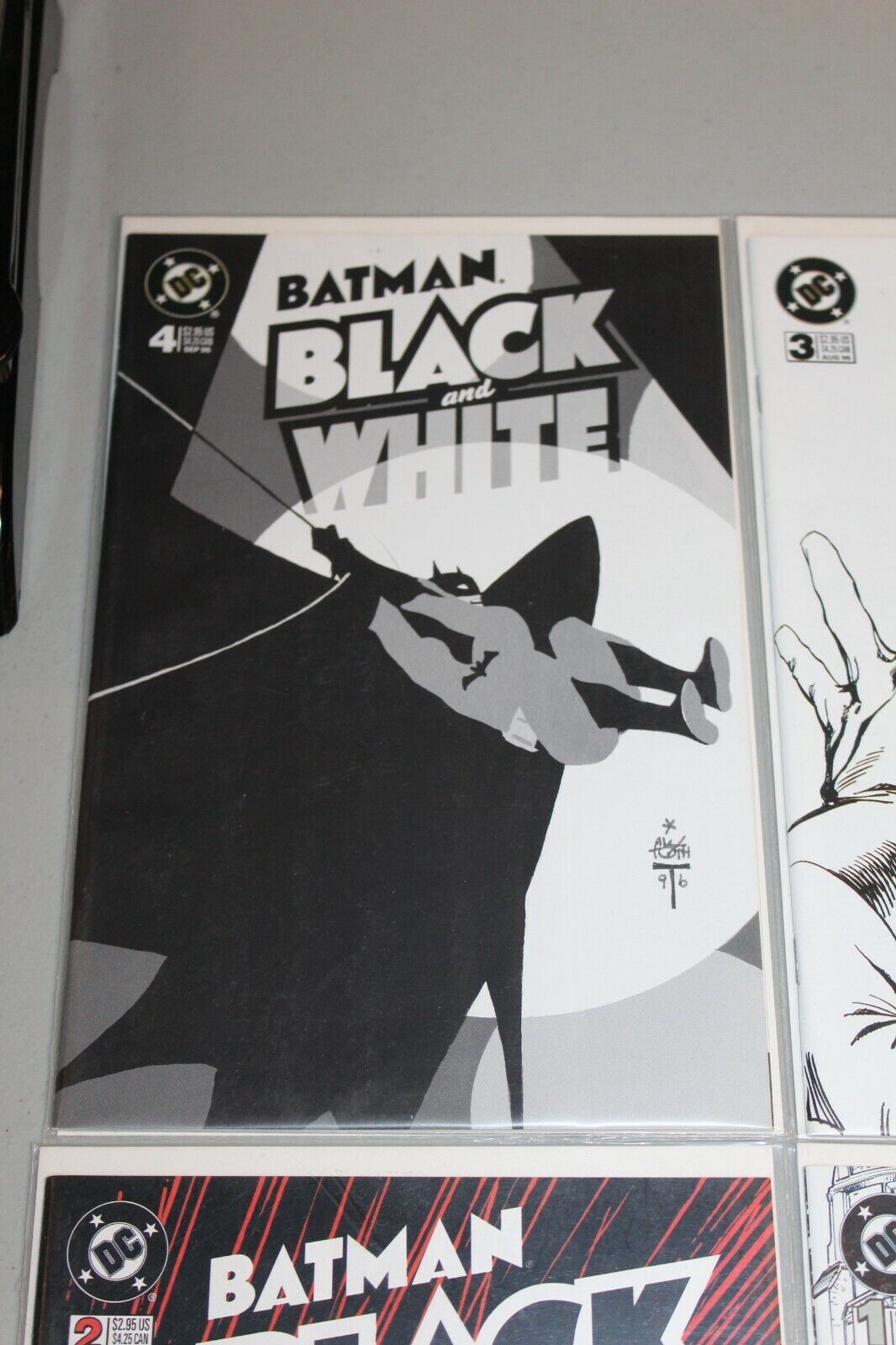 Complete Set Batman Black and White 1-4 NM UNREAD Jim Lee Frank Miller ...