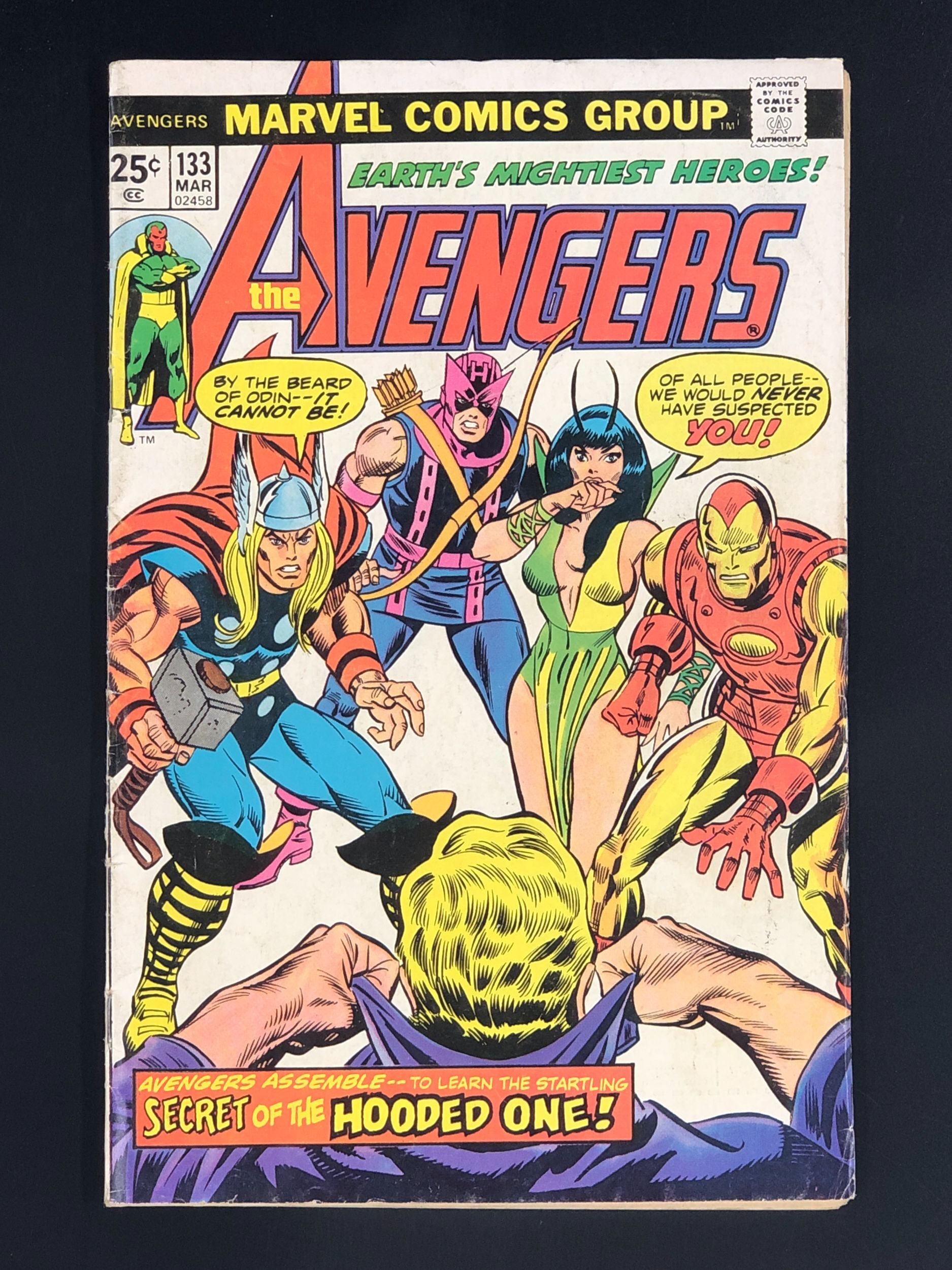 The Avengers #133 (1975) Origin of Mantis and Vision | Comic Books ...