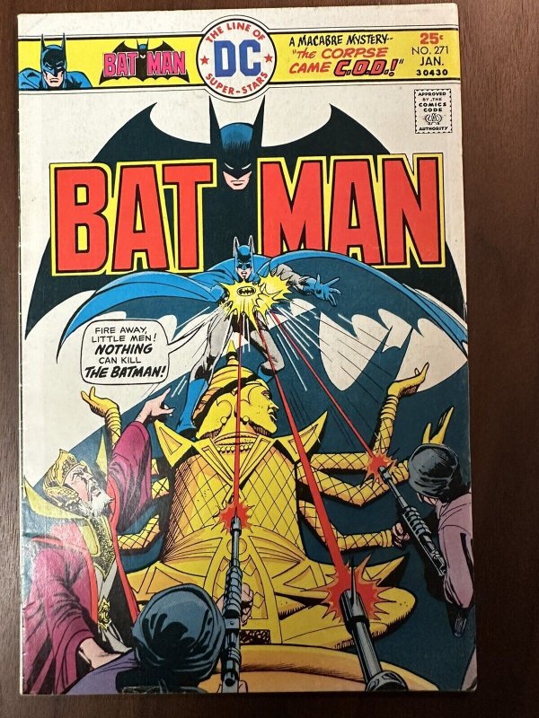 Batman #271 FN Cover art by Dick Giordano (DC 1976) | Comic Books ...
