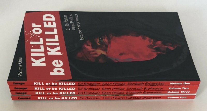 Kill or Be Killed Vol 1-4 TPB Lot Complete Set IMAGE Ed Brubaker & Sean ...