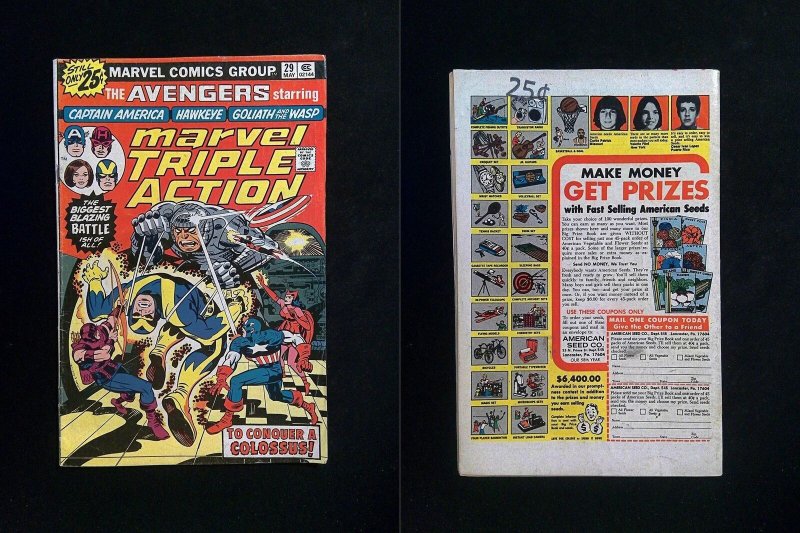 Marvel Triple Action #29 MARVEL Comics 1976 FN- | Comic Books - Bronze ...