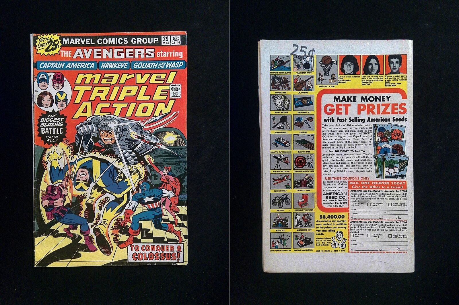 Marvel Triple Action #29 MARVEL Comics 1976 FN- | Comic Books - Bronze ...