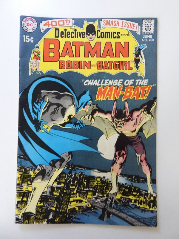 Detective Comics #400 (1970) 1st appearance of Man-Bat FN/VF condition ...