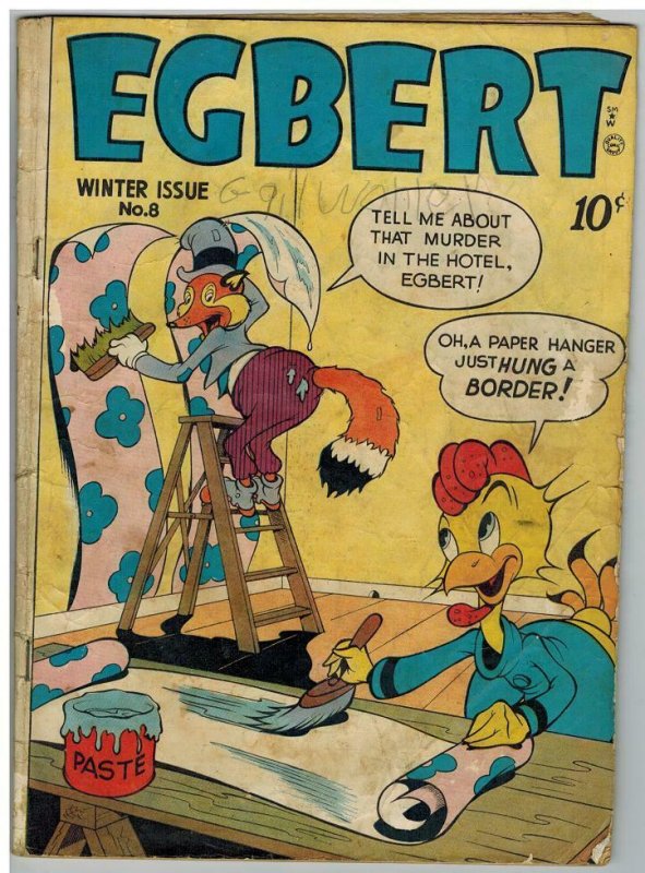 Egbert (1946-1950) 8 Fr-G Winter 1947 Comics Book | Comic Books ...