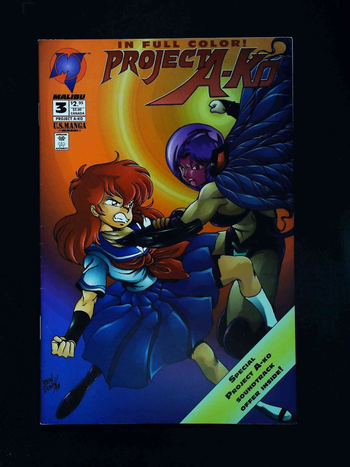 Project A-Ko #3 Malibu Comics 1994 Vf+ | Comic Books - Modern Age ...