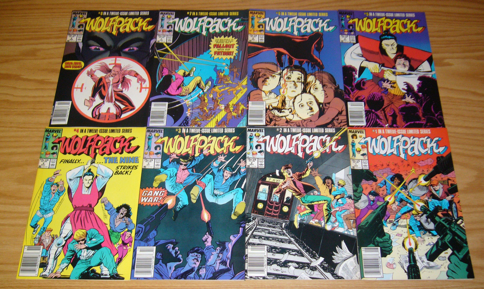 Wolfpack #1-12 FN/VF complete series - marvel comics - all newsstand ...