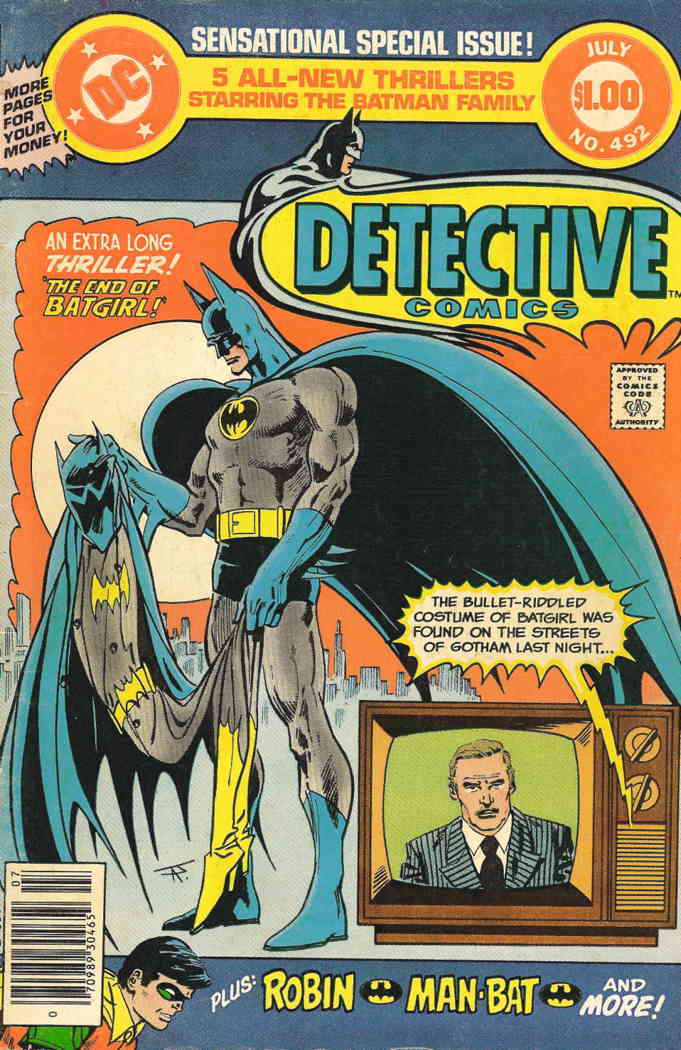 Detective Comics #492 FN ; DC | Batman Robin Man-Bat Batgirl 1980 ...