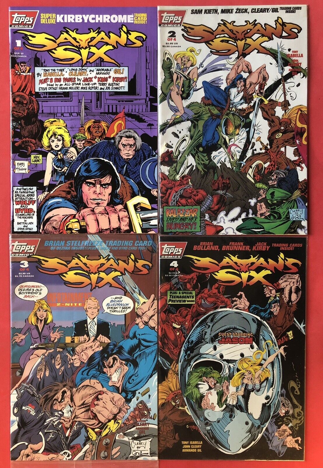 Satan s Six #1,2,3,4 Complete Set 1st Appearance Jason Vorhees In Comic | Comic Books - Modern ...