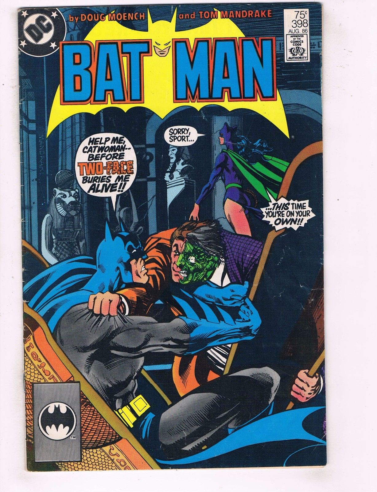 Batman # 398 FN DC Comic Book Catwoman Two-Face Joker Robin Riddler ...