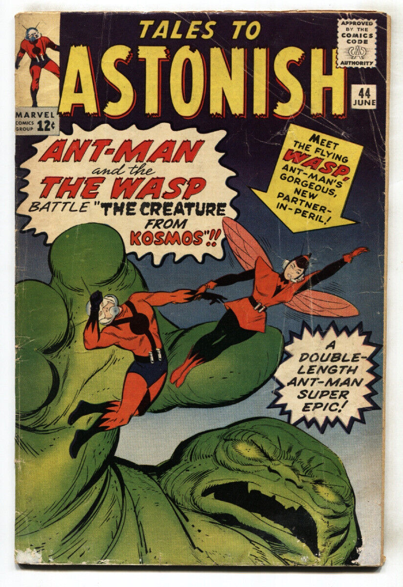 Tales To Astonish #44 1st appearance of WASP Silver-Age Comic Book VG ...