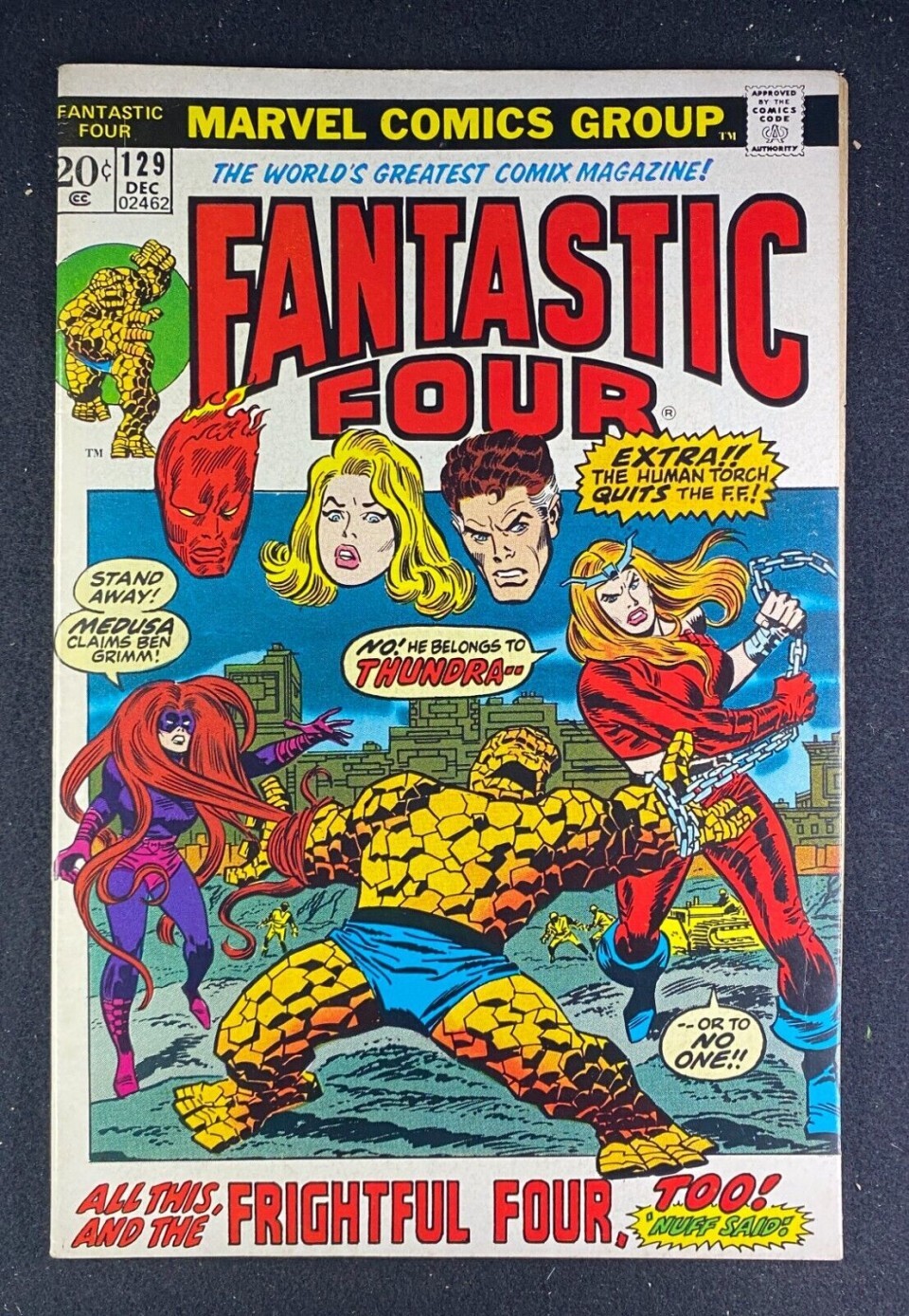 Fantastic Four (1961) #129 VF (8.0) Thundra First Appearance | Comic ...
